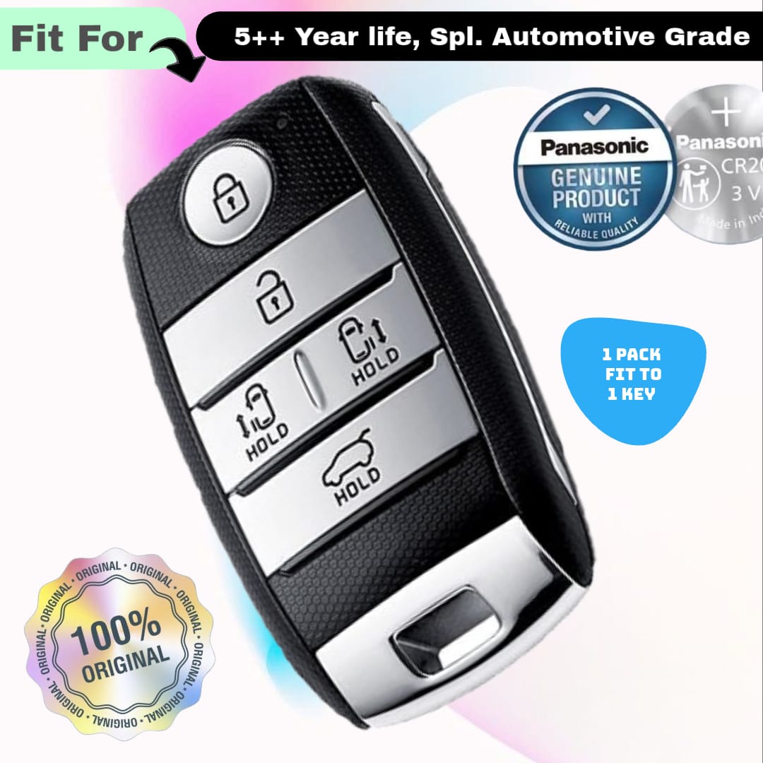 Kia 5 Button Smart Key Fob Replacement Battery - ( Pack of 1 ) – KeyKart.in