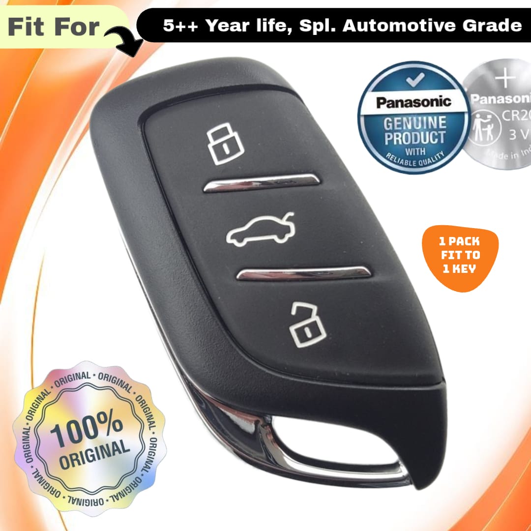 Mg 3 Button Smart Key Fob Replacement Battery - ( Pack of 1 ) – KeyKart.in